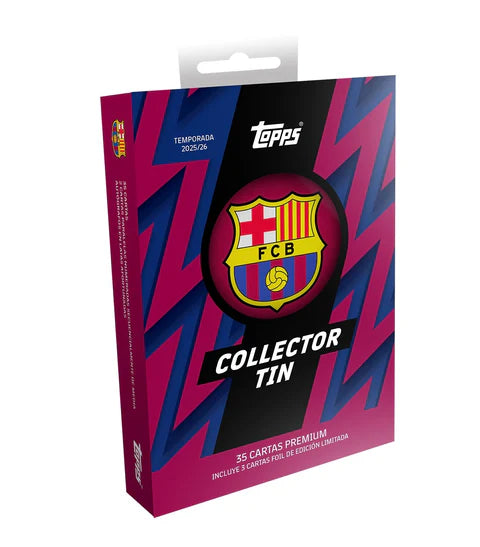 Collector Tin FC Barcelona Topps – Tinako Cards